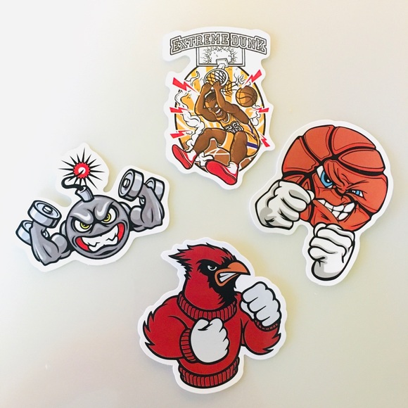 Other | Skater Vsco Girl Basketball Sports Theme Stickers | Poshmark